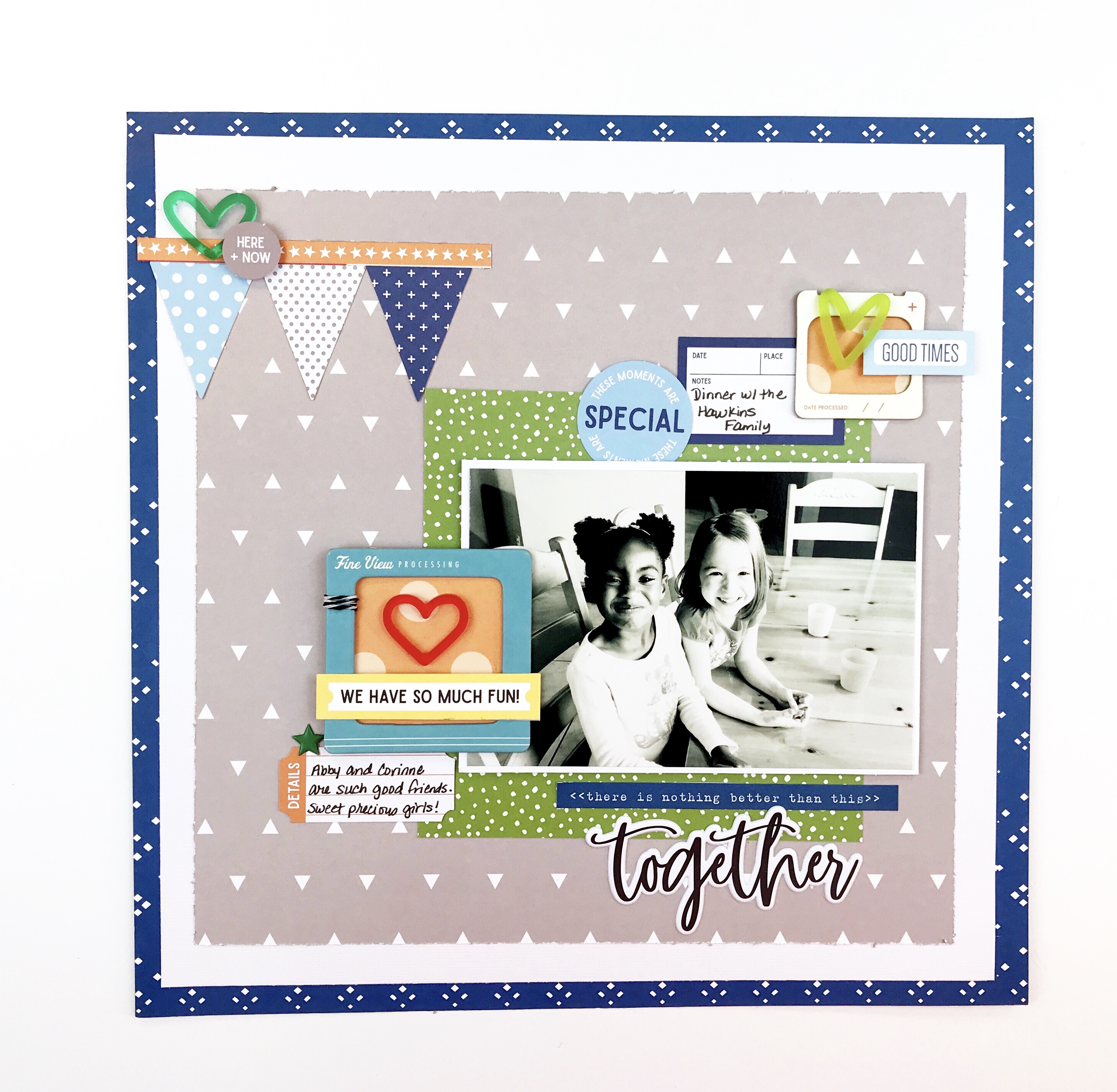 Layout Share – Victoria Marie Scrapbook Retreat