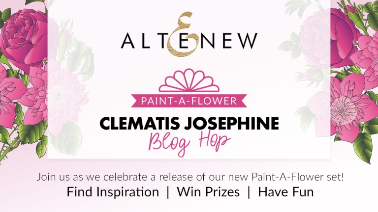 Altenew Paint-A-Flower: Clematis Josephine Release Blog Hop + Giveaway