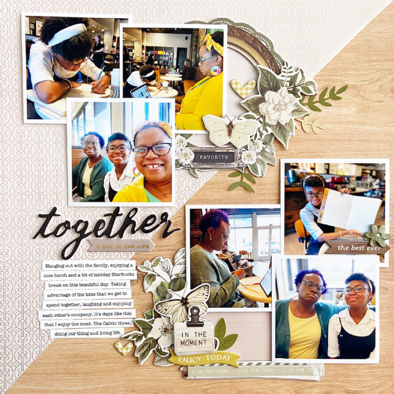 YouTube LIVE! Layout Share! 1 Paper Pad + 10 Layout Challenge