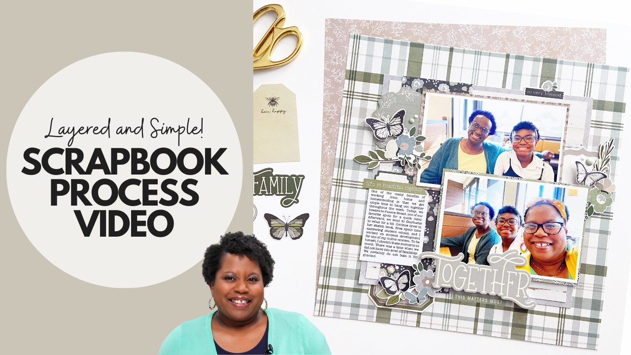 Layered Scrapbook Design Featuring The Simple Stories Simple Life ...