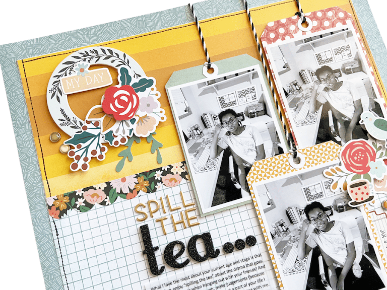 scrapbook layout
