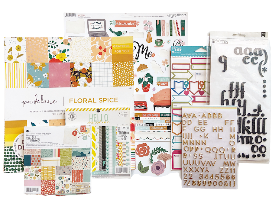 Creating Easy and Simple Photo Tags for a Scrapbook Layout!